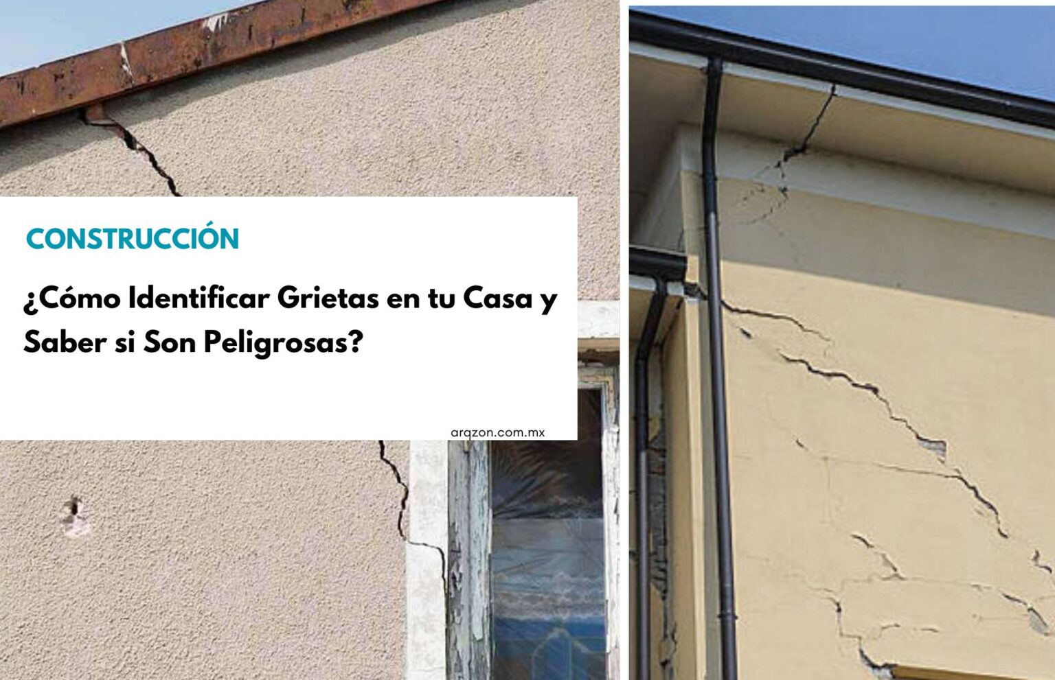 ¿Cómo Identificar Grietas en tu Casa y Saber si Son Peligrosas? - ARQZON